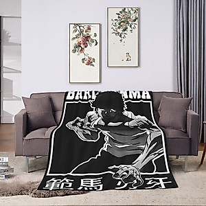 Anime Baki The Grappler Baki Hanma Throw Blanket Ultra-Soft Micro Fleece Cozy Warm Suitable for All Living Rooms/Bedrooms/Sofa 40"X30"
