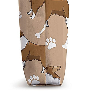 Cute Shetland Sheepdog Sheltie Dog Lover Gift Women Girl Tote Bag