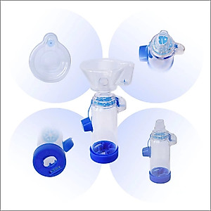 Ramixi Spacer for Adult and Kids 2 Masks (2 Masks/Blue/Adult)