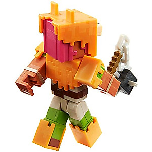 Mattel Minecraft Dungeons Battle Chest with Figure, Weapon and Accessories, Action & Adventure Toy Based on Video Game, For Storytelling Play and Display, Gift for 6 Years Old and Up