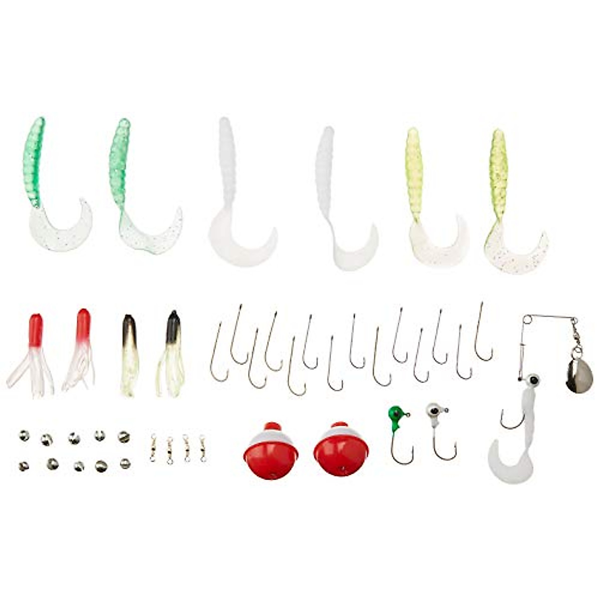 Ugly Stik 5’ Complete Spinning Kit Fishing Rod and Reel Spinning Combo, Ugly Tech Construction with Clear Tip Design, 5’ 2-Piece Rod, Red