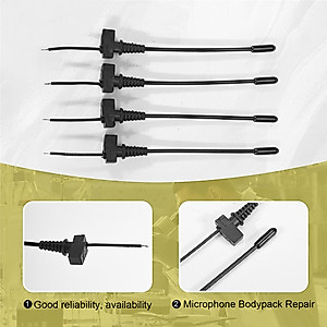 4 PCS Antenna Replace for Sennheiser EW100G2/100G3 Wireless Microphone Bodypack Transmitter Receiver 500-999 MHz
