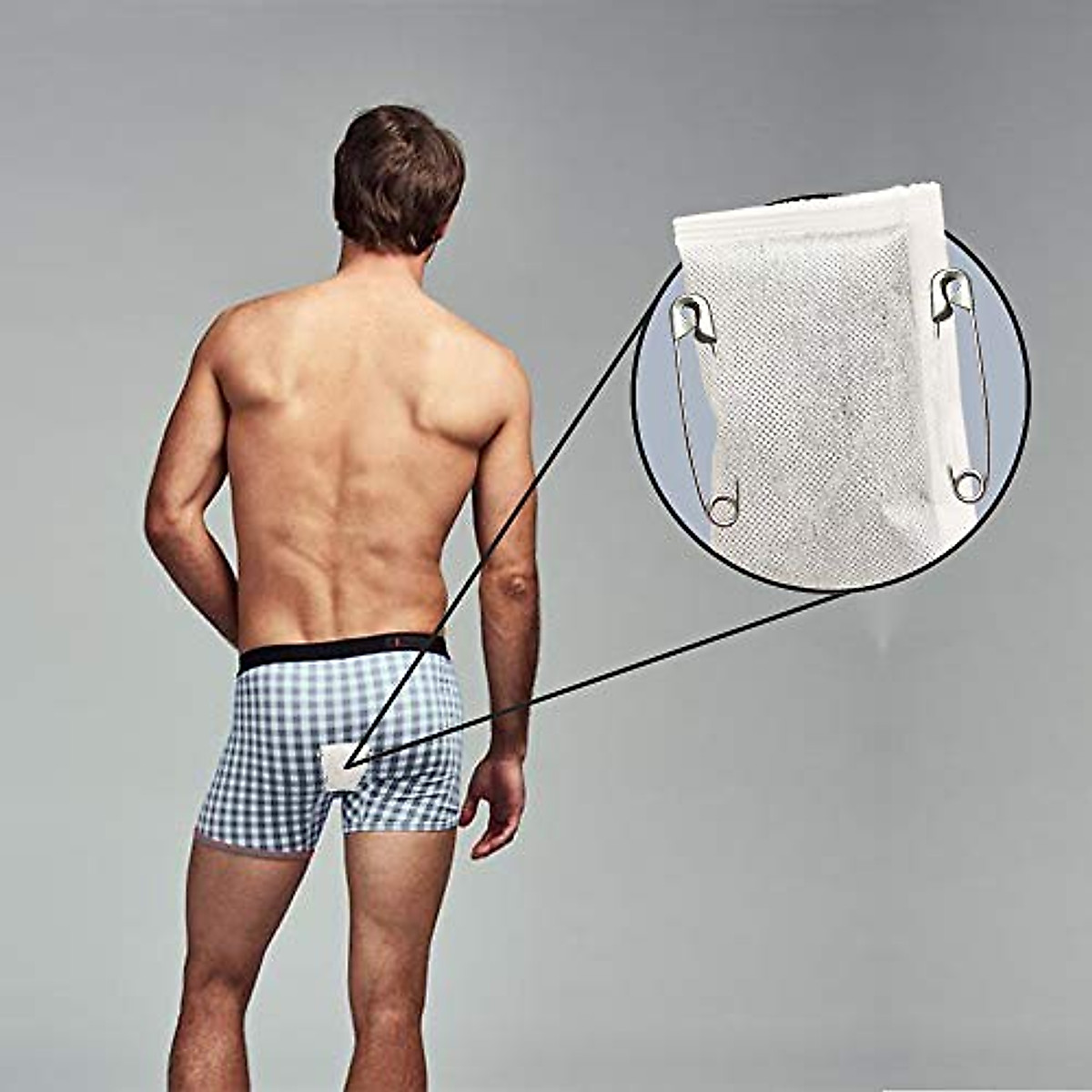 Green Piece Activated Charcoal Original Gas Guard Filter and Deodorizer - Deluxe Combination – Pack of 10 – Fart Neutralizer Pads - 5’’x3’’(2), 3’’x3’’(4), 2’’x3’’(6)