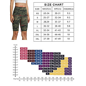 ZUTY 10"/ 5" Biker Shorts Women High Waisted with 2 Hidden Pockets Workout Athletic Running Yoga Long Shorts Army Green M