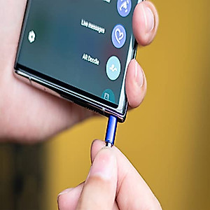 Galaxy Note 10 Stylus Pen Replacement for Samsung Galaxy Note 10 Note 10 Plus Note 10+ 5G S Pen(Without Bluetooth) (Aura Glow Silver)