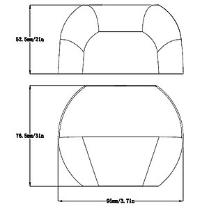 LEDwholesalers Low Voltage Outdoor Landscape Cast Aluminum LED Deck Light 12V AC/DC 2W (6-Pack), 3754WWx6