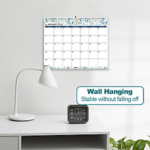 SUNEE Wall Calendar 2023-24, Now to December 2024, 15 Months Large Monthly Calendar for Office, 14.5x11.5, Floral Decorative