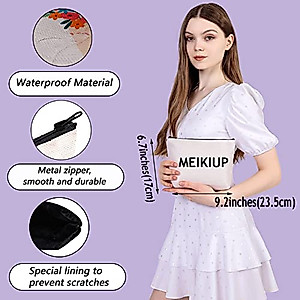 MEIKIUP The Owl House Inspired Gift The Owl House Characters Makeup Bag The Owl House Fan Gift Hexside School of Magic and Demonics The Owl House Coven (ILLUSION Bag)