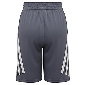 adidas Boys' Elastic Waistband Bold 3S Short, Onix, 7