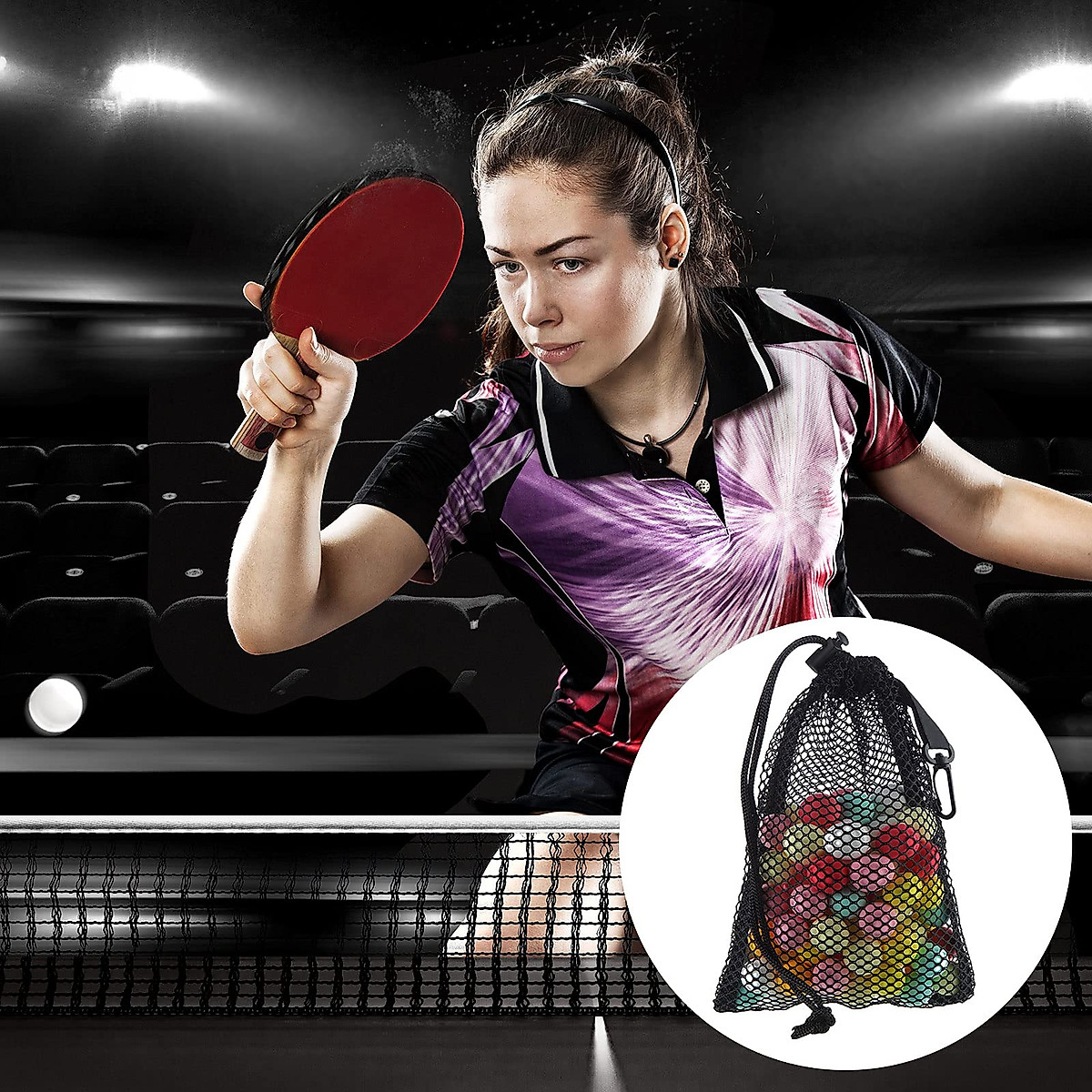 8 Pieces Black Mesh Drawstring Bags with Clips Small Nylon Storage Mesh Bags Shell Bag Dishwasher Net Bag for Jewelry Beach Collecting Toys Gifts Travel Kitchen Favor (33 x 40 cm/ 13 x 15.75 Inch)