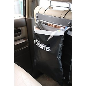 Tossits Disposable Garbage Bags (Set of 7) - Leakproof, Smellproof - Large, Car-Friendly