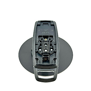 Discount Credit Card Supply Ingenico Lane/3000/7000/8000 3" Latch and Key Lock Compact Pole Mount Terminal Stand with Round Freestanding Mobility Base Plate