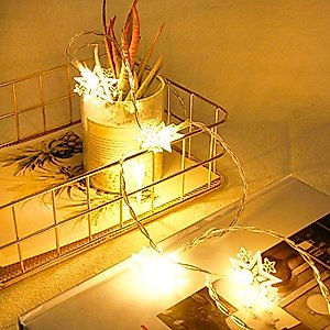 Pinsofy Party Light String, 3pcs 5.2ft String Lights LED String Light, Curtain String Light Fairy String Lights for Weddings Christmas Trees Home Garden