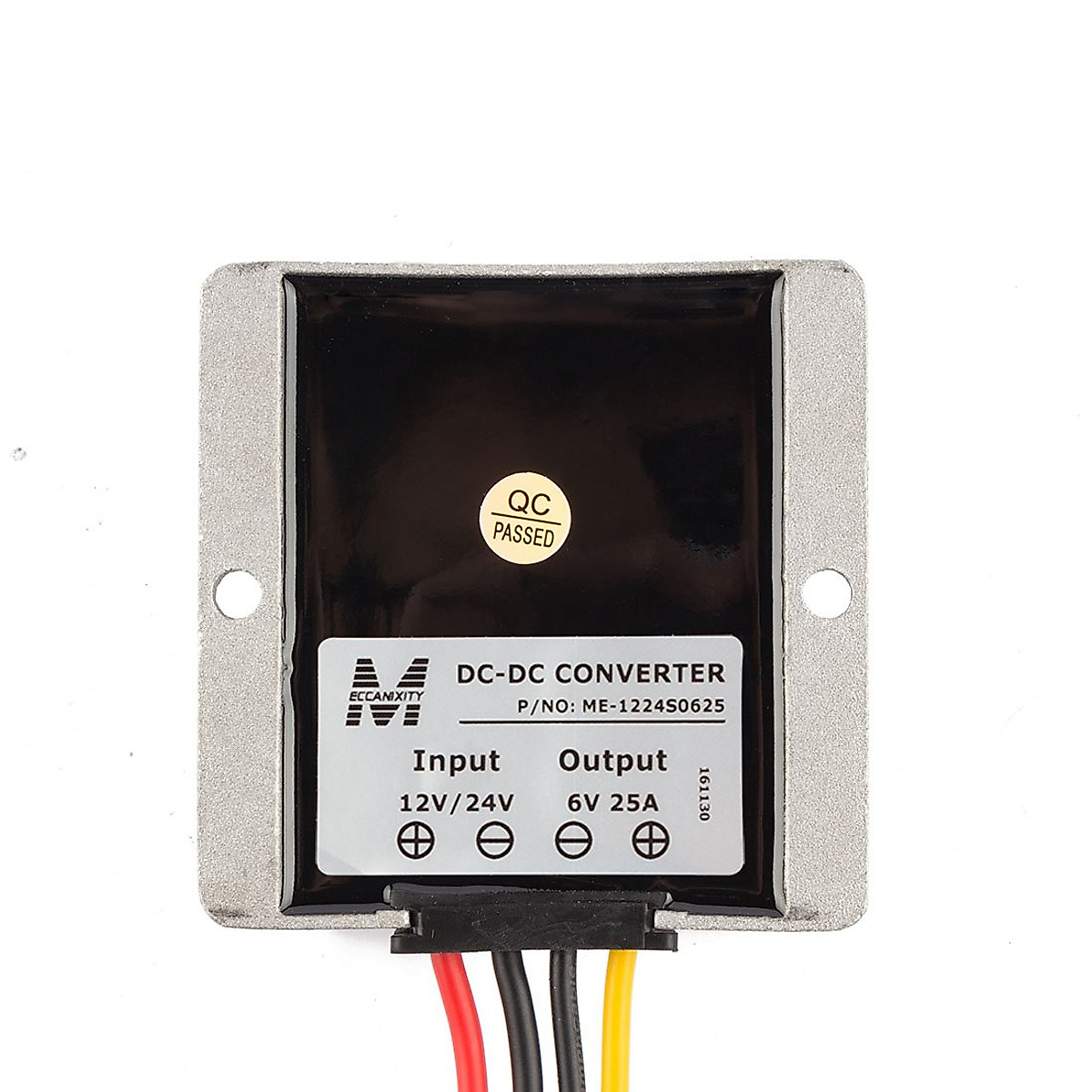 uxcell Power Converter Regulator DC12V/24V to DC6V 25A 150W Waterproof Voltage Convert Transformer