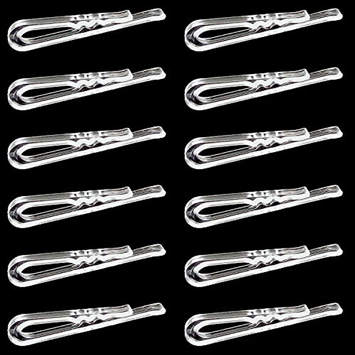 1000 Pcs U Shape Plastic Alligator Clips with Teeth Clear Shirt Folding Clips for Socks Dress Ties Hold Garments in Place