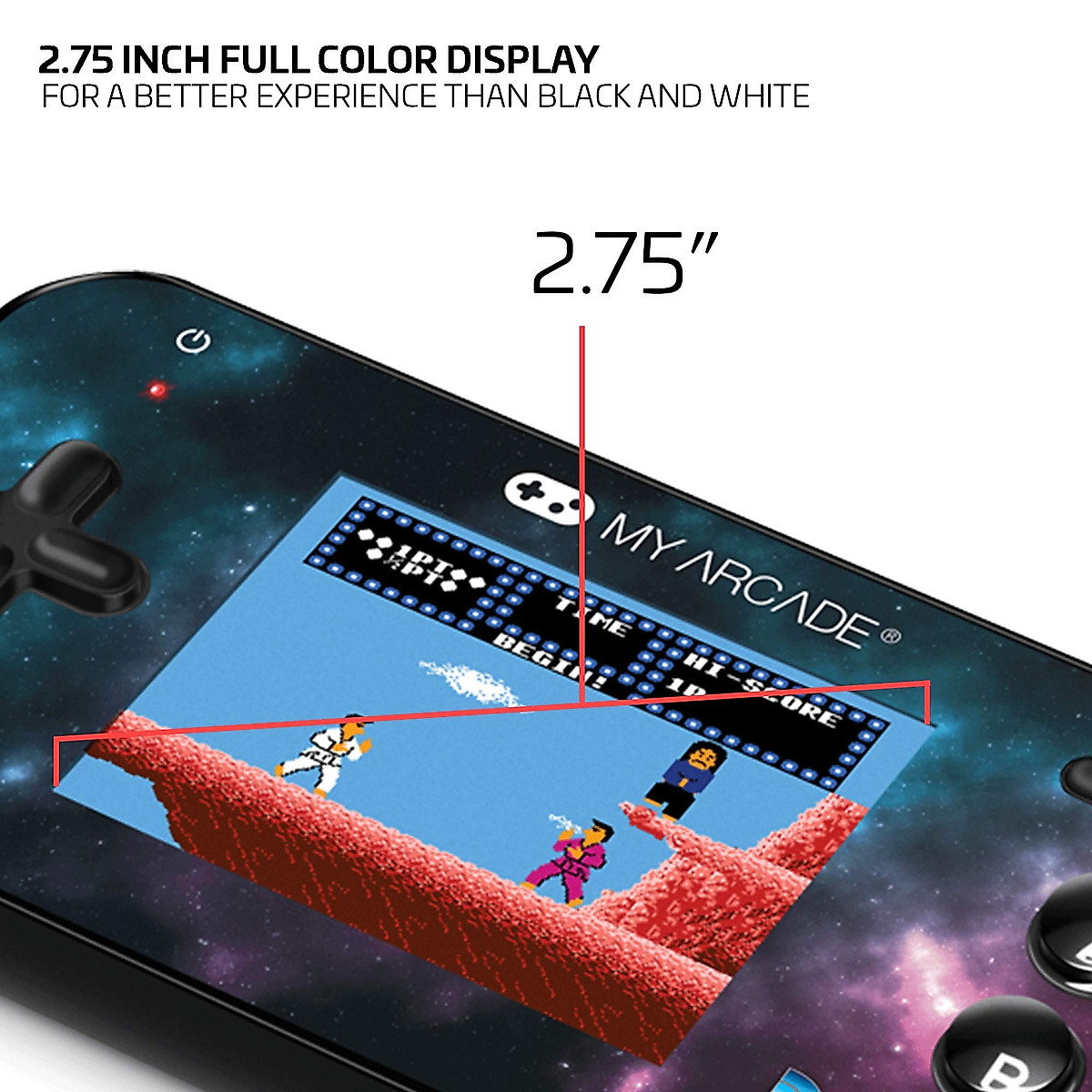 My Arcade Gamer V - Handheld Gaming System - 220 Retro Style Games Plus 8 Data East Classics