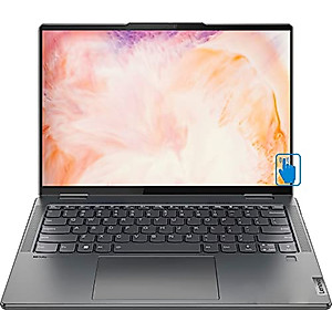 Lenovo Yoga 7i 14.0" 2.2K IPS Touchscreen 2-in-1 Laptop 12th Gen (Intel i5-1235U (Beat i7-1165G7),10-Core, 8GB LPDDR5, 512GB SSD, Intel Iris Xe, Backlit KYB, FP, WiFi 6, Win 11 Home) w/Hub (82QE00)