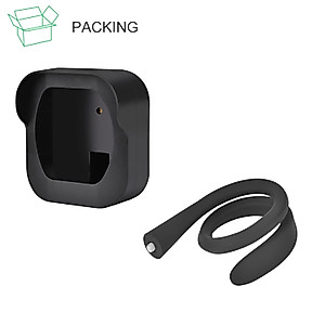 Flexible Twist Mount for All-New Blink Outdoor Camera, with Weatherproof Cover to Attach Your Blink Outdoor Camera Wherever You Like with No Drilling - Black