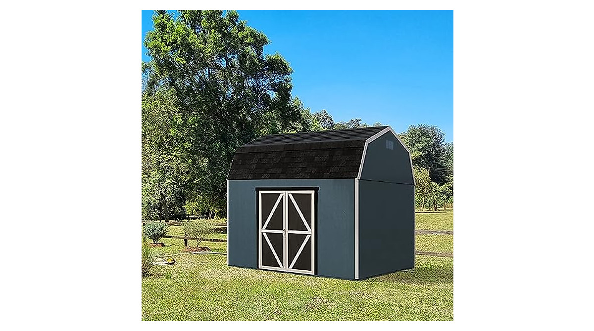Braymore 10x18 DIY Wooden Storage Shed by Handy Home