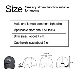Denim Cap Without Music Life Would B Flat Baseball Dad Cap Classic Adjustable Sports for Men Women Hat