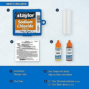 TAYLOR TECHNOLOGIES INC K-1766 DROP TEST CHLORIDE SALT WATER