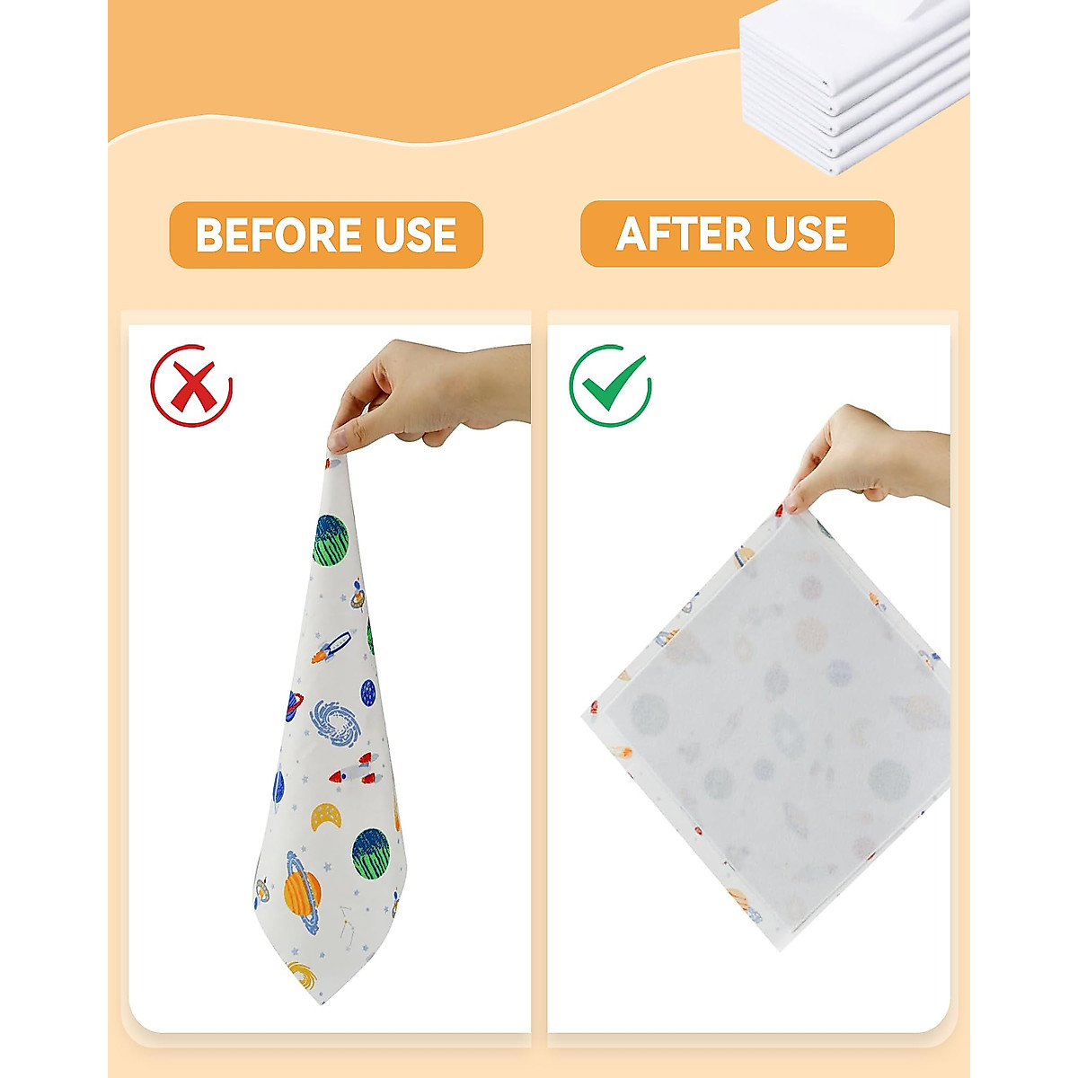 PLANTIONAL Medium Weight White Iron-On Non-Woven Fusible Interfacing: 39 x 72 inch Medium Weight Non-Woven Interfacing Iron On Polyester Single-Sided Interfacing for DIY Crafts Supplies