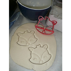 WOODLAND CREATURE FOREST ANIMAL FACES BABY SHOWER SET OF 4 COOKIE CUTTERS MADE IN USA PR1590