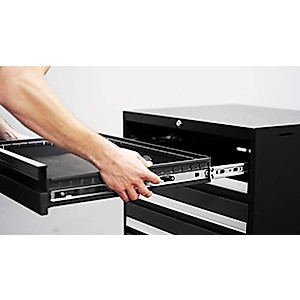 NewAge Products Pro Series Black 8 Piece Set, Garage Cabinets, 64109