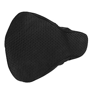 BESPORTBLE Exercise Bike Exercise Bike 3d Mesh Saddle Cover Bike Cover Comfortable Soft Sun Saddle Cushion Protector for Road Bikes Mountain Bike Cycling Black Saddle Pad Exercise Bikes Exercise Bikes