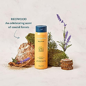 Harry's Men's Body Wash Shower Gel - Redwood, 16 Fl Oz (Pack of 3)