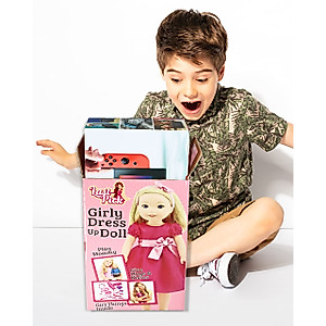 Skywin Prank Gift Box Sleeve - Fake Prank Box disguise Gift a Girly Dress-Up Doll for adults or kids - Novelty Gag Gift Box for Pranksters (Doll)