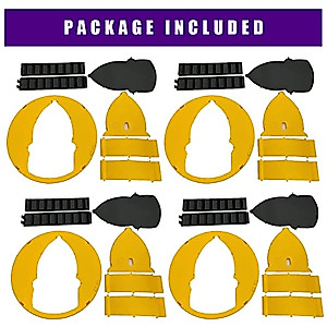 Mouse Trap Bucket Flip Lid (4 Pack) for 5 Gallon Bucket, Humane Mouse Trap Mice Trap Rat Trap, Indoor/Outdoor/Patio/Chicken Coop