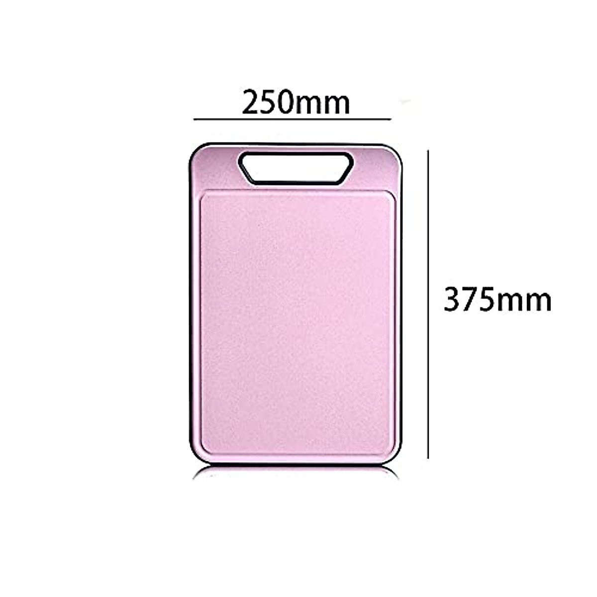 GULRUH Wood Cutting Boards for Kitchen, Cutting Board Kitchen Wheat Straw TPR Cutting Board Juice Trough Non-Slip Cutting Board BPA Free Dishwasher Safe Oil-Free and Durable Kitchen Tool (Color : Bei