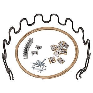 House2Home 27" Couch Spring Repair Kit to Fix Sofa Support for Sagging Cushions - Includes 2pk of Springs, Upholstery Spring Clips, Seat Spring Stay Wire, Screws, and Installation Instructions
