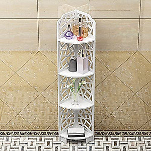 Intexca & Design MultiTier Bathroom Storage Corner Shelf Rack Organizer 4 Tier