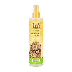 Burt's Bees for Pets Natural Deodorizing Spray for Dogs | Best Dog Spray for Smelly Dogs | Made with Apple & Rosemary | Cruelty Free, Sulfate & Paraben Free, pH Balanced for Dogs - Made in USA, 10 oz