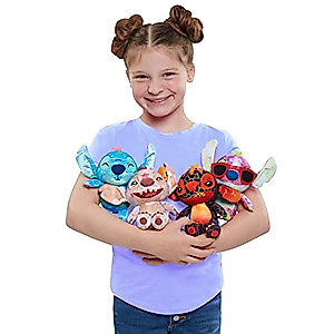 Just Play STITCH Disney Hawaiian Elements Plush Stuffed Animals Collector Set, Officially Licensed Kids Toys for Ages 3 Up, Amazon Exclusive