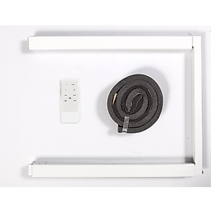 Koldfront CAC10000W 10000 BTU 115V Casement Air Conditioner with Dehumidifier and Remote Control