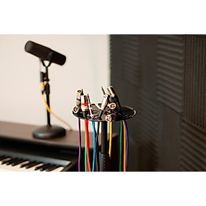Gator Frameworks Microphone Stand Cable Hanger & Organizer; Prevents Cables from Over-Coiling or Kinking (GFW-CABLEHNGRTRAY)