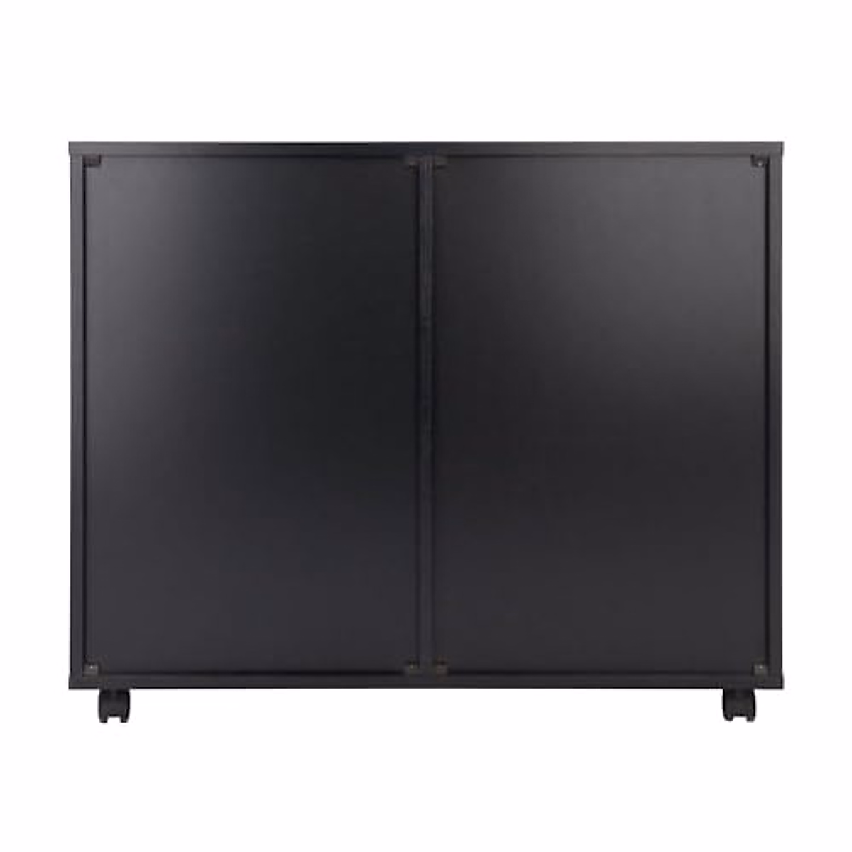 Winsome Halifax Storage Mobile Cabinets, 2 Doors, 4 Drawers, for Home Office, Black