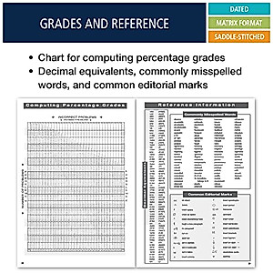 Elan Publishing Company Academic Calendar - 13 Months (July 2023 - July 2024) 7" X 10" Saddle-Stitched Dated for 2023-2024 Academic Year