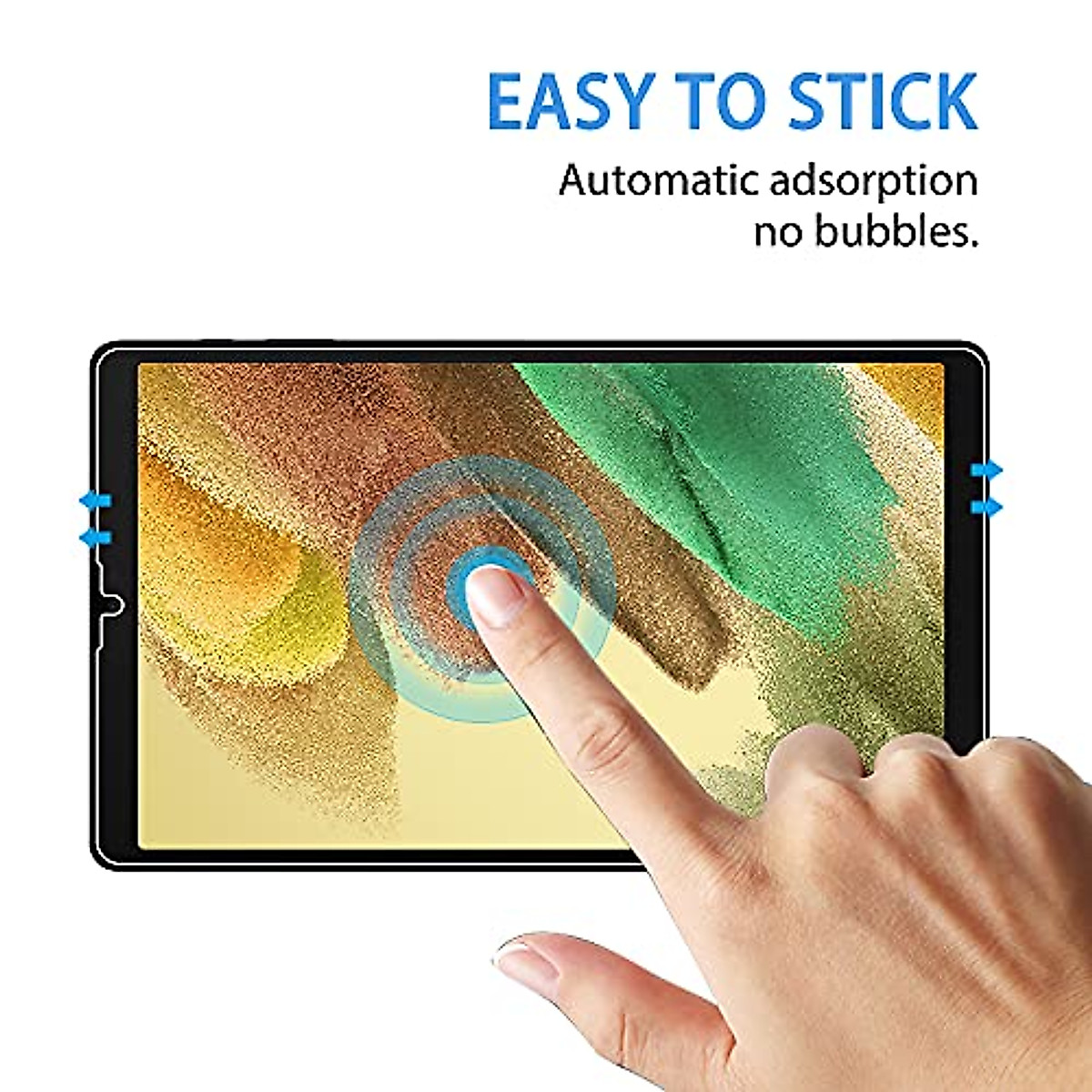 PULEN (2-Packs) for Samsung Galaxy Tab A7 Lite/Tab A7 Lite Kids Edition Screen Protector,HD Clear 9H Hardness Tempered Glass (8.7 Inch)