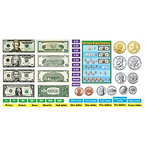 Trend US Money Bulletin Board Set, Multicolor 52 per