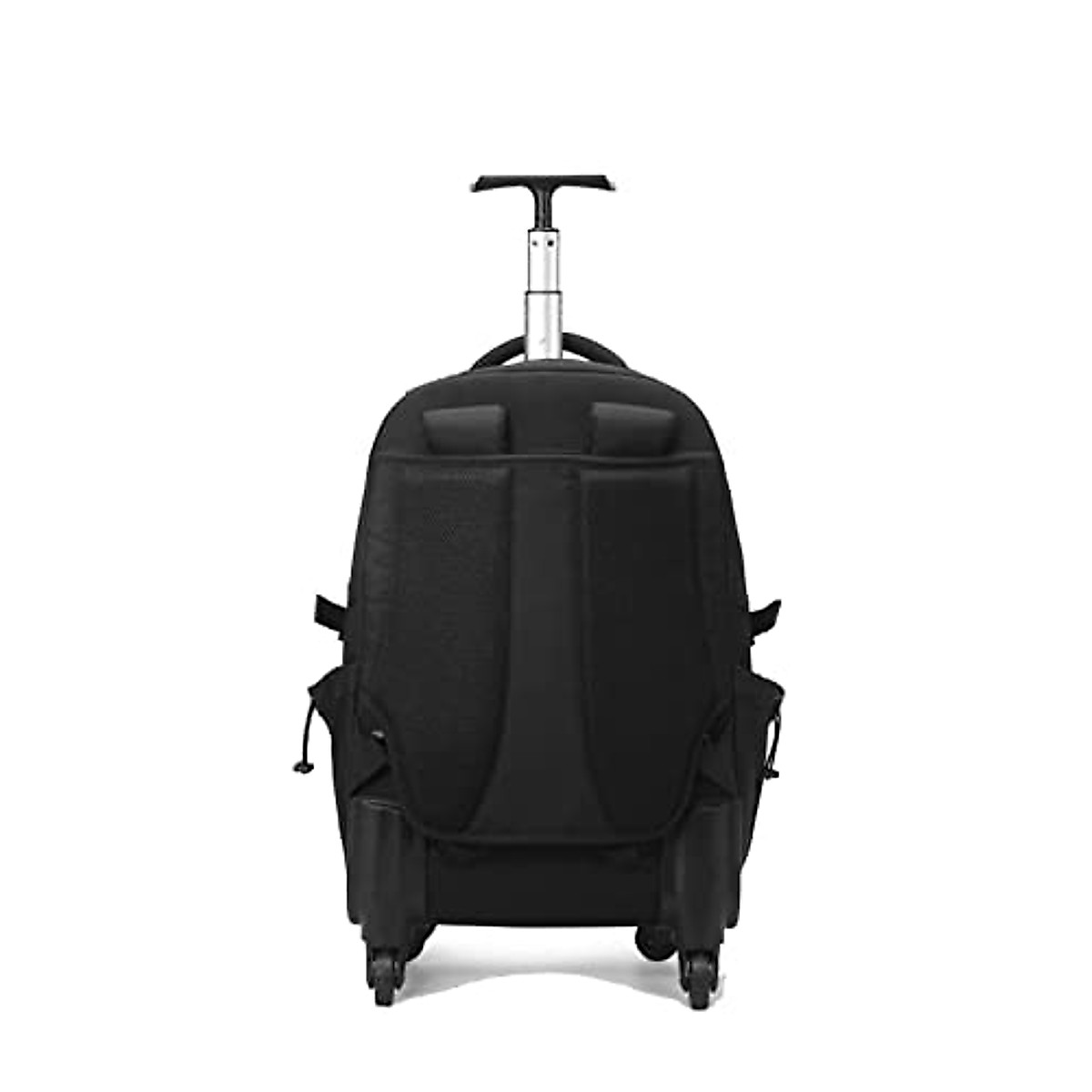 Wheeled Backpack Multifuctional Pull Rod Backpack 21 Inches with Waterproof Cover,Laptop Bag (Blue)