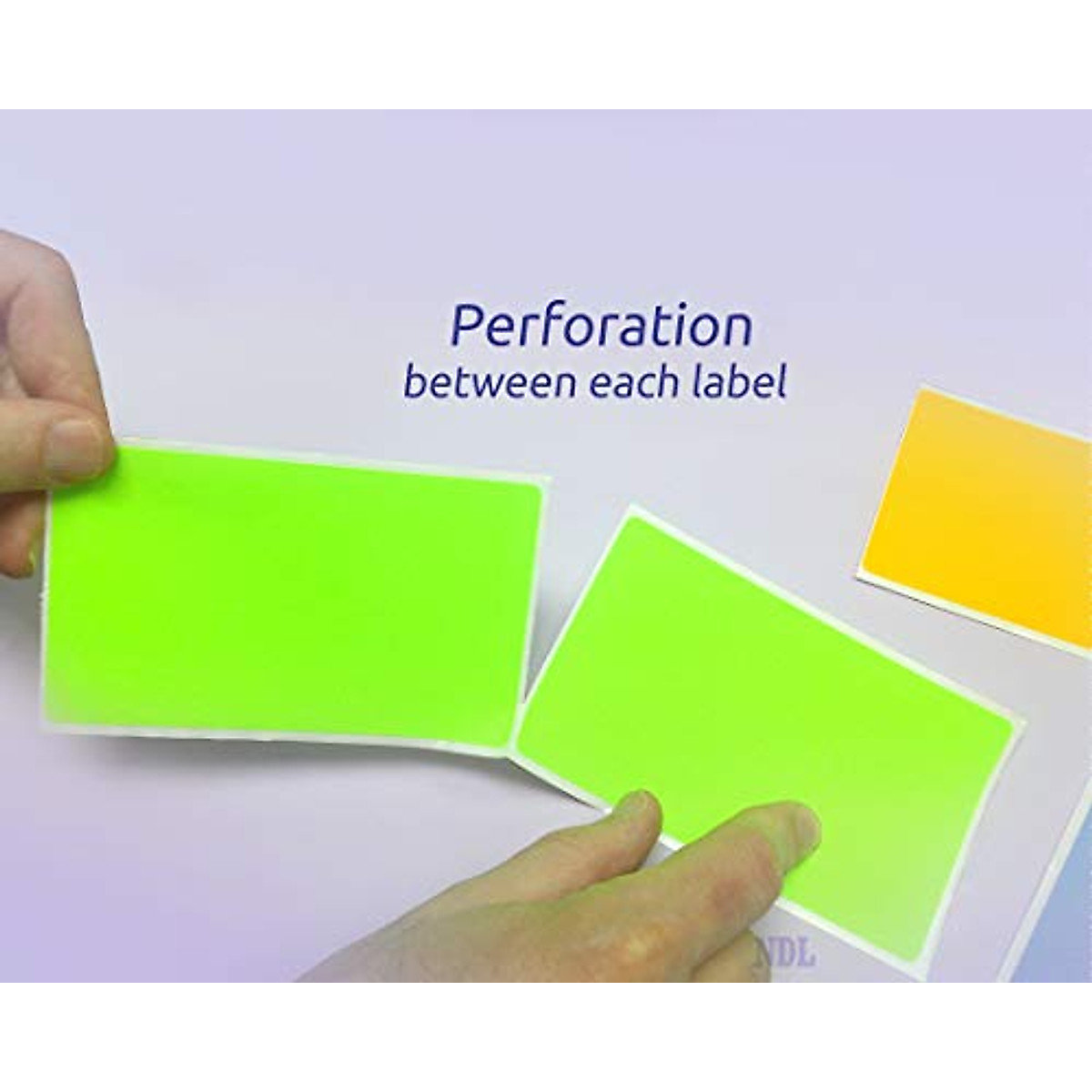 Next Day Labels, 3 X 5 Rectangle Inventory Color Coding Labels, 500 Per Roll (Fluorescent Green)