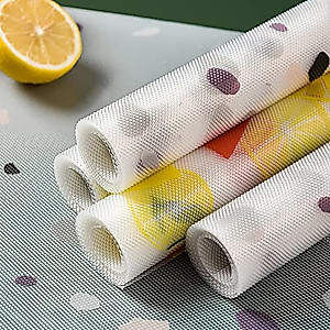 YYDSBBA Refrigerator Mats Washable Refrigerator Liners Fridge Pad Easy to Clean Shelf Liner Cuttable Kitchen Cabinet Shelves Mat, One Size