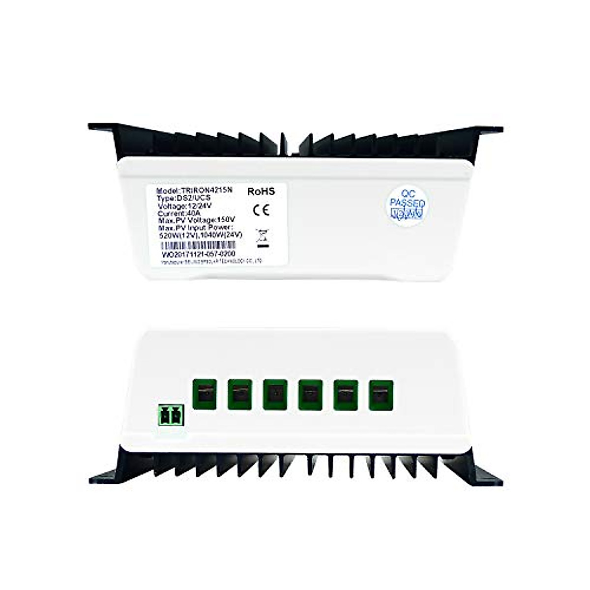 EPEVERMPPT Solar Charge Controller 40A, 12V/24V AutoTRIRON4215N Intelligent Modular-Designed Regulator with PC Software and Moblie APP [Updated Version of Tracer A/an Series] (TRIRON 4215N)