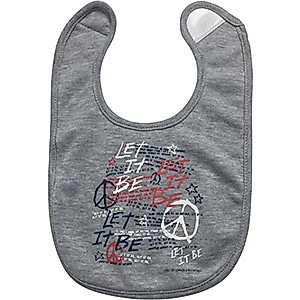 Lyrics by Lennon and McCartney Baby Boys 5 Pack Side Snap Bibs