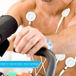 4 Pcs Electrode Lead Wire Adapters, Convert 2mm Pin to 3.5mm Snap - Compatible with TENS EMS Units