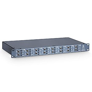 Palmer 19" DI Box 8 Channels Passive, Blue (PAN16)